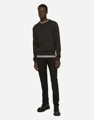 Dolce & Gabbana Cashmere Crewneck Sweater - Grey