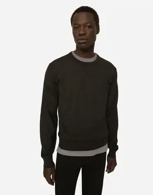 Dolce & Gabbana Cashmere Crewneck Sweater - Grey