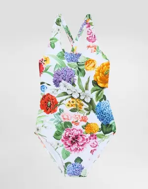 Dolce & Gabbana Floral One-piece Swimsuit - Print
