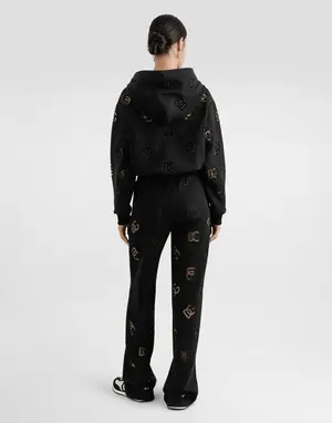 Dolce & Gabbana Jersey Jogging Pants With Cut-out Dg Logo