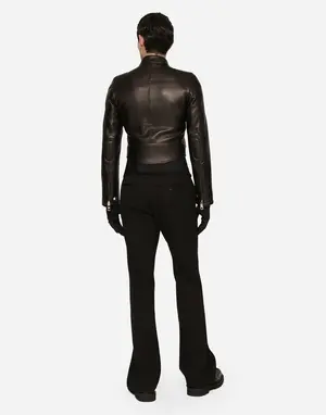 Dolce & Gabbana Nappa Leather Biker Jacket