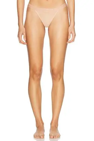 NEGATIVE UNDERWEAR Sieve Thong - Buff