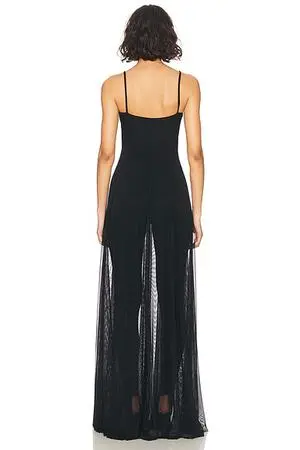 Norma Kamali Underwire Gown With Catsuit