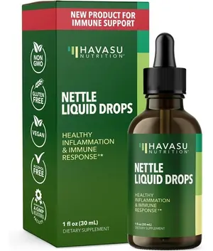 HAVASU NUTRITION Organic Stinging Nettle Liquid Drops - No Color