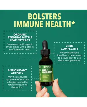 HAVASU NUTRITION Organic Stinging Nettle Liquid Drops
