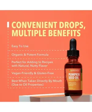 HAVASU NUTRITION Organic Pumpkin Seed Oil Liquid Drops