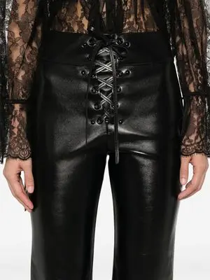Chloé Leather Cropped Trousers