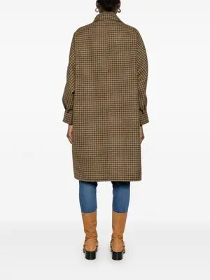 Chloé Checked Wool Coat