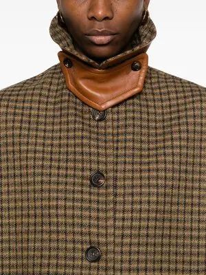 Chloé Checked Wool Coat