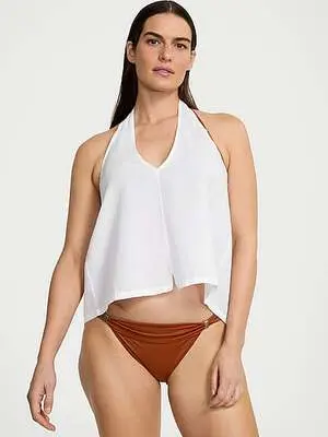 Victoria's Secret Linen-blend Halter Top
