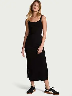 Pink Ribbed Day Dresses