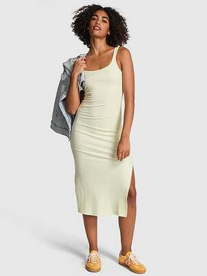Pink Ribbed Day Dresses