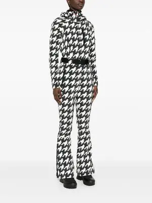 Perfect Moment Houndstooth Hooded Ski Suit