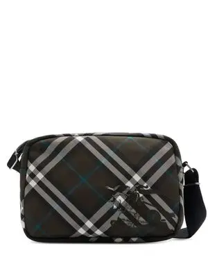 Burberry Checked Messenger Bag