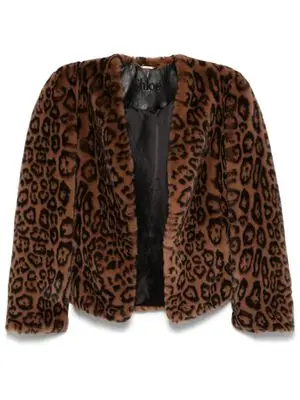 Chloé Boxy Faux Fur Jacket