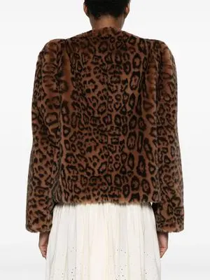 Chloé Boxy Faux Fur Jacket