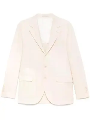 Brunello Cucinelli Prince-of-wales-check Blazer - Pink