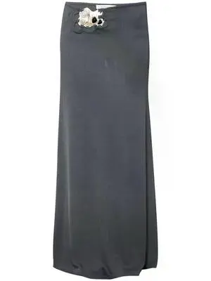Christopher Esber Trio Stone Maxi Skirt - Grey
