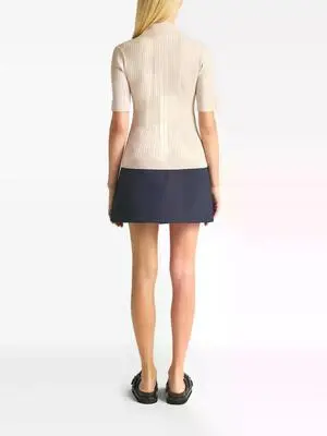 Fusalp Knitted Polo Top - Neutrals