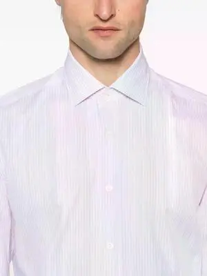 MAZZARELLI Striped Shirt - Pink
