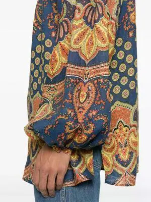 Valentino Garavani Lino Voyage Imaginaire Linen Shirt