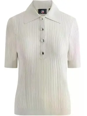Fusalp Knitted Polo Top - White