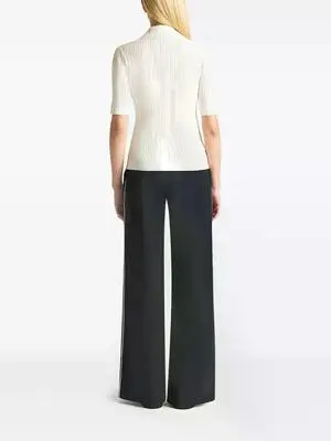 Fusalp Knitted Polo Top - White