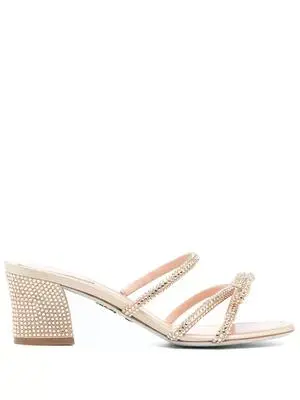 Rene Caovilla Block Heel Sandals For Women
