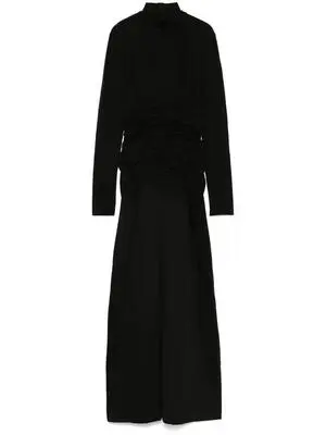 Bite Studios High-neck Ruched Gown