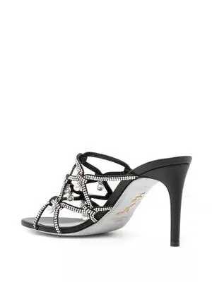 Rene Caovilla Embellished Slip-on Sandals