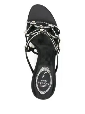 Rene Caovilla Embellished Slip-on Sandals