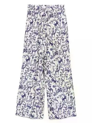 Alberto Biani Printed Trousers