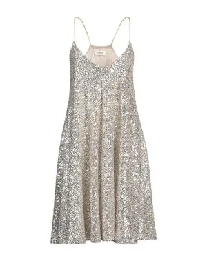 OTTOD'AME Sequinned Mini Dress - Beige