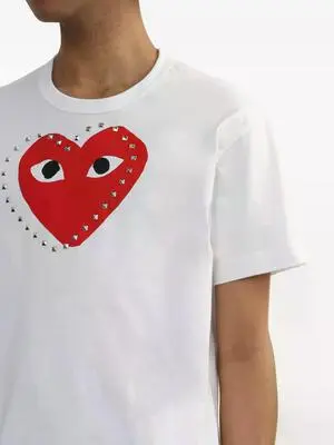 Play Comme Des Garcon Heart Print T-shirt