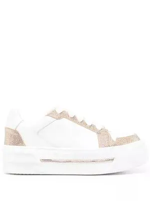 Rene Caovilla Lace-up Sneakers - White
