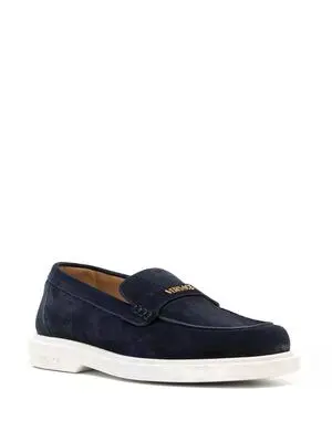 Versace Giuliano Suede Loafers - Blue