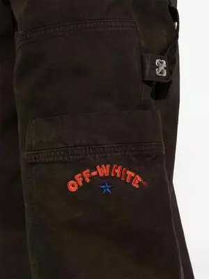 Off-White Logo Embroidered Cargo Pants