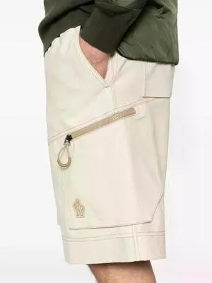 Moncler Drawstring Cargo Shorts - Neutrals