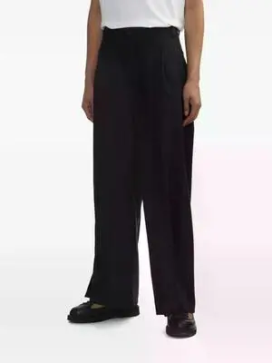 KHOKI Pinstripe Straight-leg Trousers