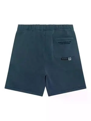 AAPE BY *A BATHING APE Logo-embroidered Track Shorts - Blue