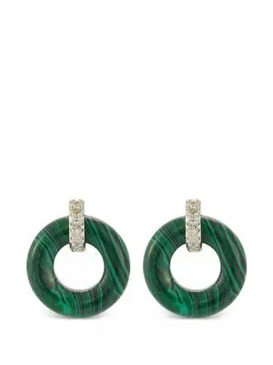Mateo Door Knocker Donut Earrings