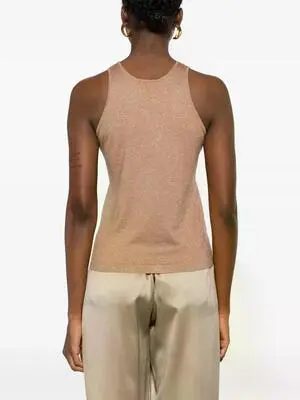 Brunello Cucinelli Lurex Top - Brown
