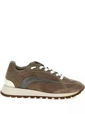 Brunello Cucinelli Almond Toe Sneakers For Women