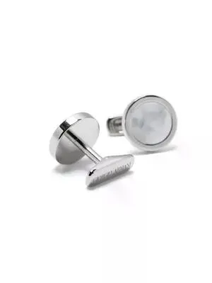 Giorgio Armani Engraved-logo Cufflinks