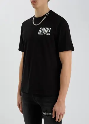Amiri Jazz Wolf Logo Cotton T-shirt