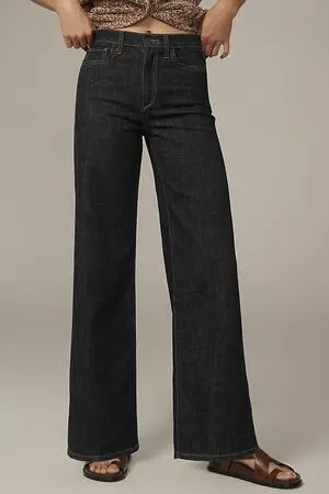 Joe's Jeans Petite Mia High-rise Wide-leg Jeans - Medium Denim