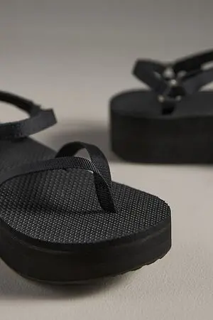 Teva Flatform Slim Sandals - Black
