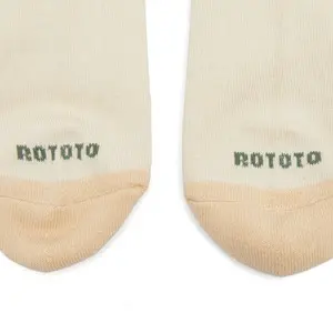 ROTOTO Retro Athletic Ankle Socks - Charcoal/grey