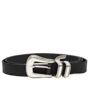Nudie Jeans Western Leather Belt - Black