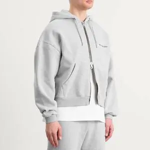 MKI MIYUKI ZOKU Uniform Zip Hoodie - Grey